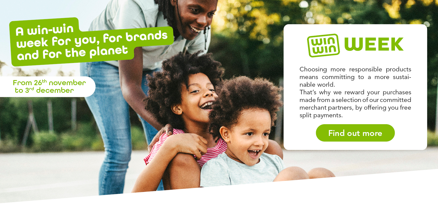 Win-Win Week in support of the circular economy - Oney press release